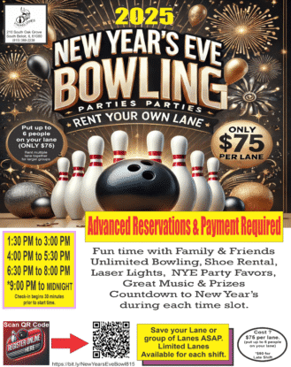 New Years Eve Bowling Party | Viking Lanes | South Beloit, IL